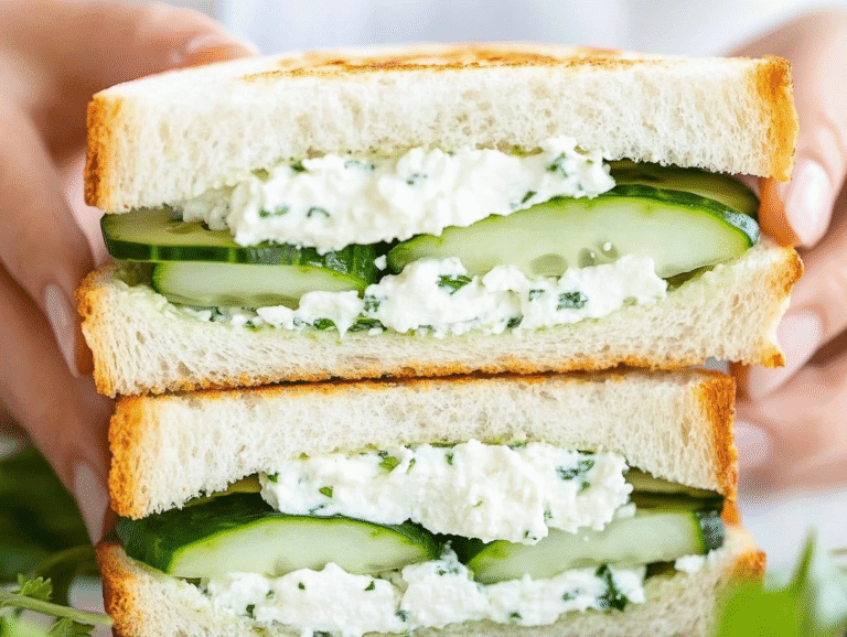 10 Irresistible Cucumber Sandwiches – Light & Refreshing