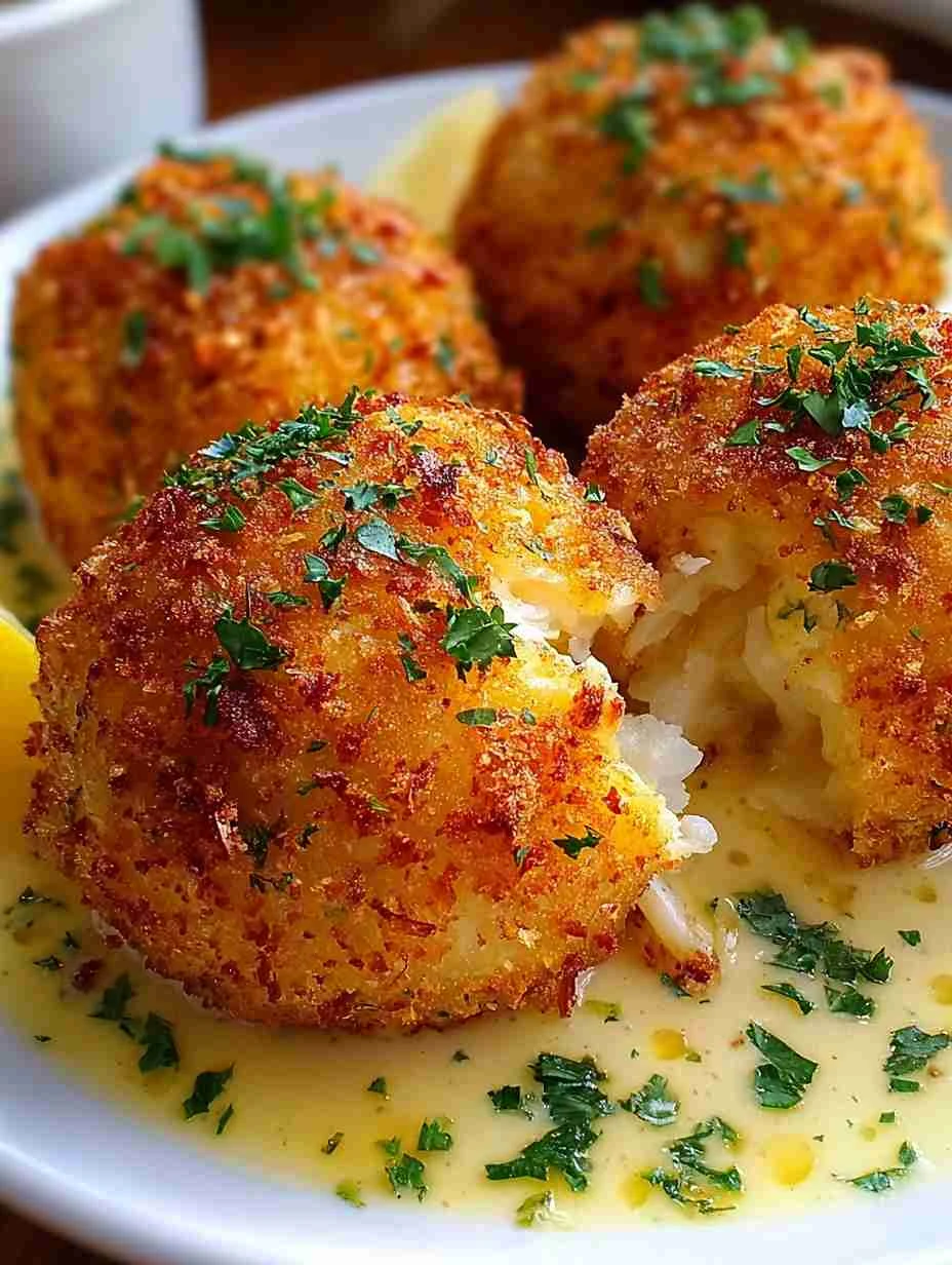 Crispy Crab Bombs Made with Jumbo Lump Crab for Ultimate Flavor
