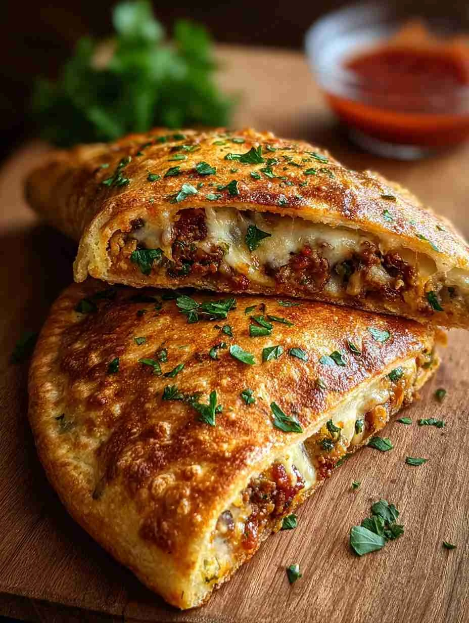 Savory High-Protein Keto Calzone: Satisfy Your Cravings Today